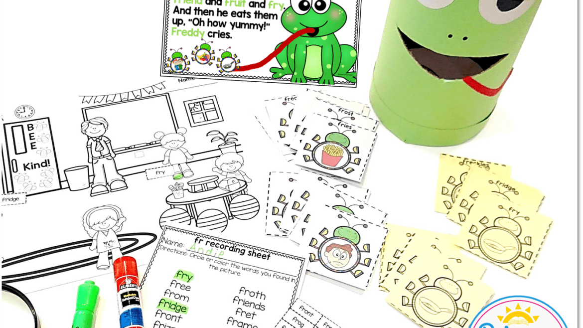 Fr Blend Freebie: Freddy the Frog Game from Primary Paradise- your ...