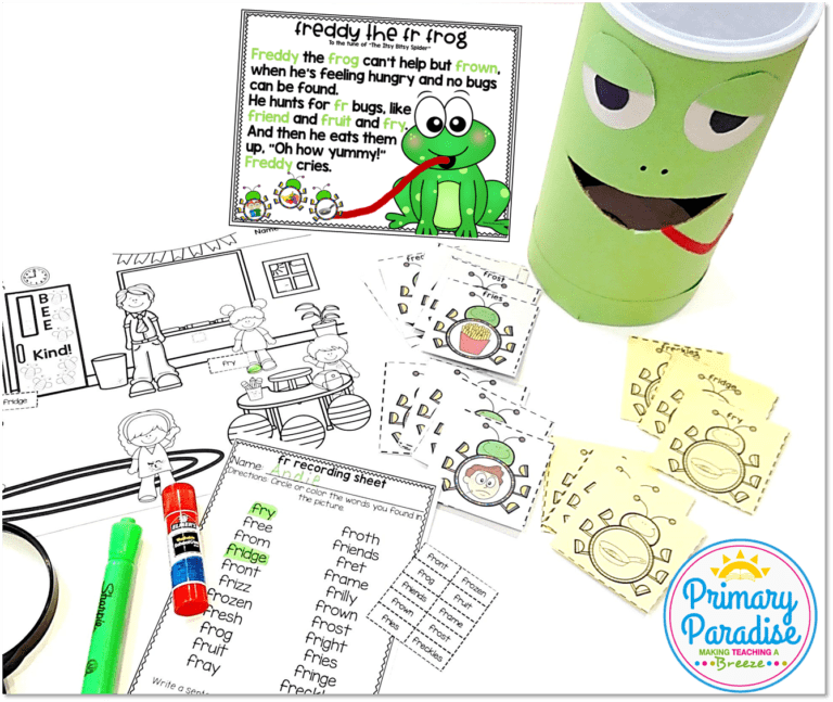 Fr Blend Freebie: Freddy the Frog Game