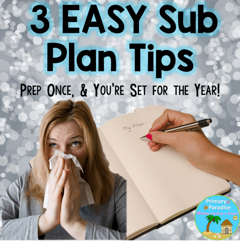 Sub Plan Tips to Save Teachers Time & Keep Students Engaged