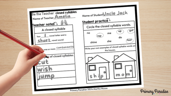 What is a Closed Syllable and How to Teach It: 8 Strategies