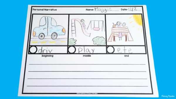 How to Teach Narrative Writing in Kindergarten & First Grade: Step by Step