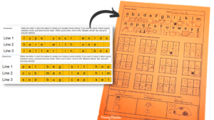Fun Word Practice: Print and Go Mystery Word Activities