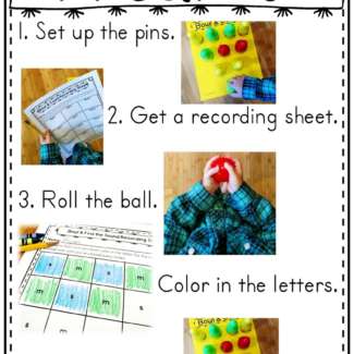Alphabet Center: Bowl and Learn Activities for Students