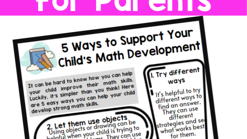 Math Support for Parents
