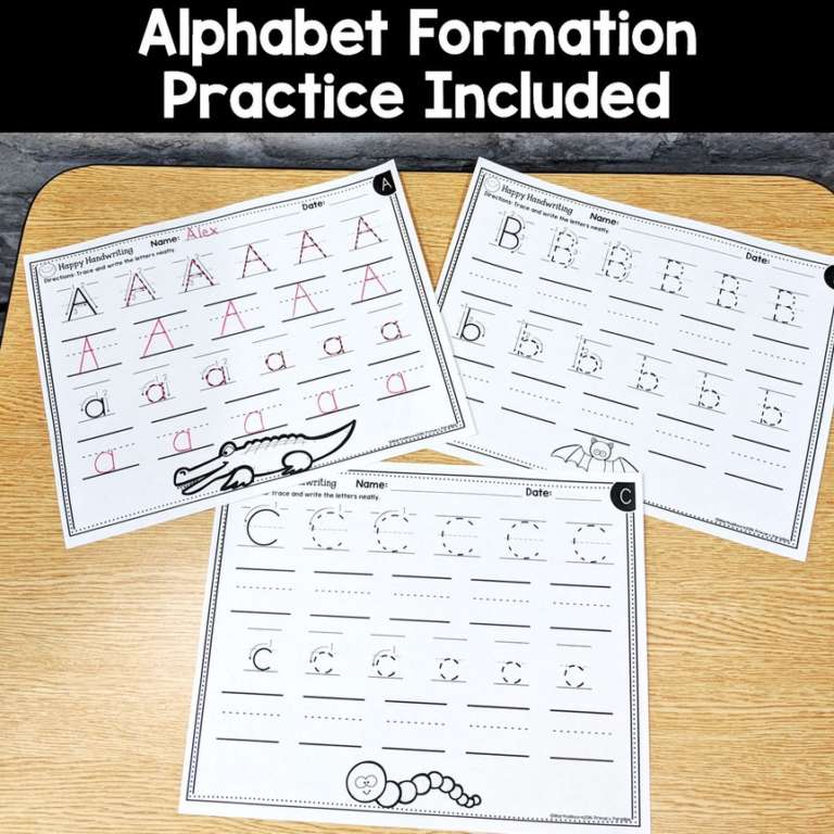 Animal Fact Handwriting Practice: Print