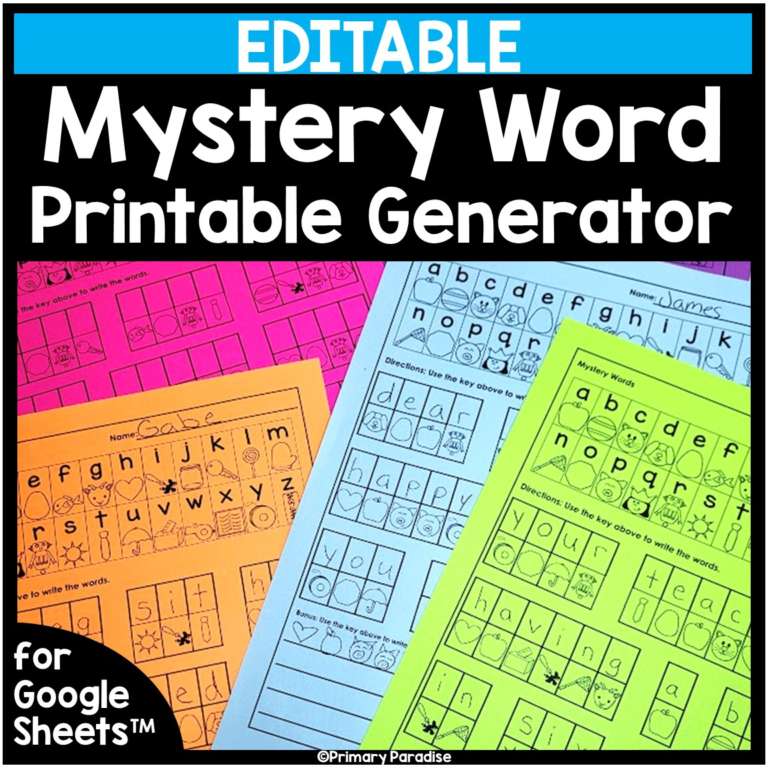 Mystery Words A-Z Bundle