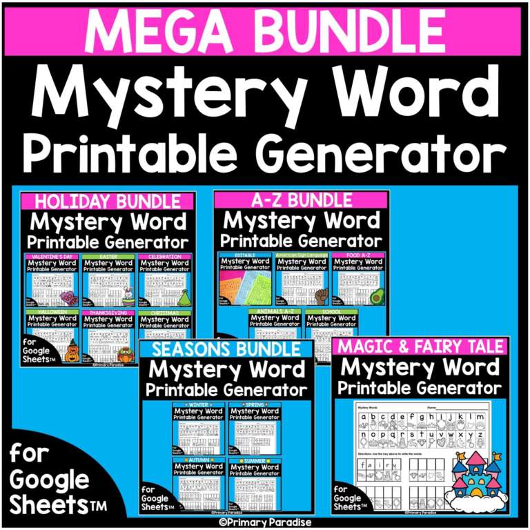 Mystery Words MEGA BUNDLE