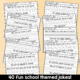 School Themed Handwriting Practice Jokes: Grades 1,2,&3