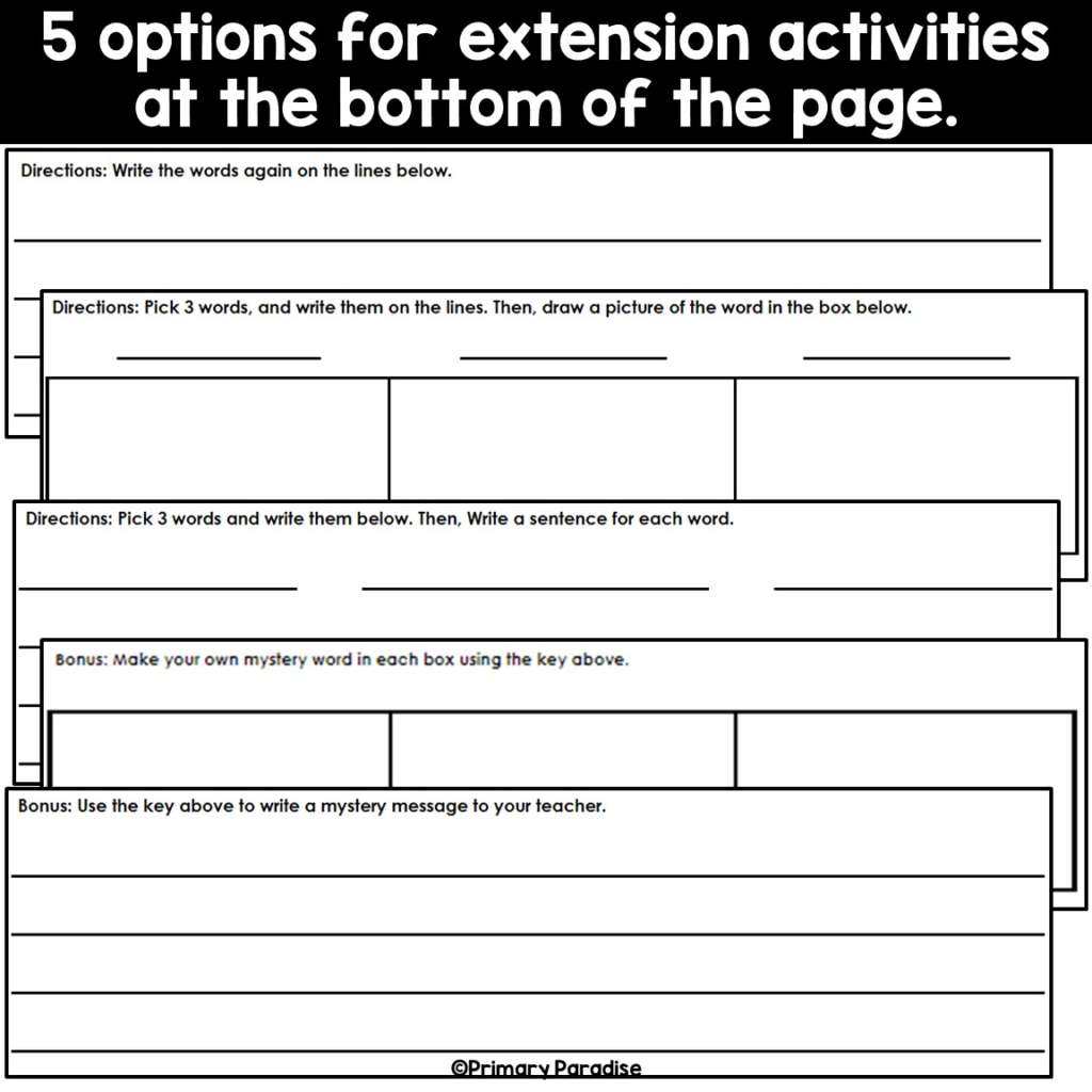 Holiday Mystery Words Bundle