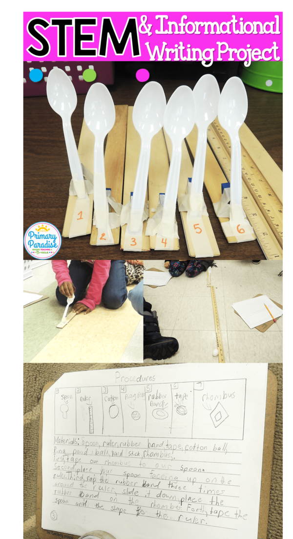 STEM & Informational Writing Project for Primary Students