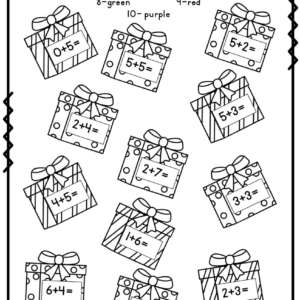 Christmas Math: Print and Go