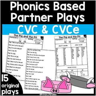 Decodable Partner Plays CVC and CVCe: For Fluency Practice