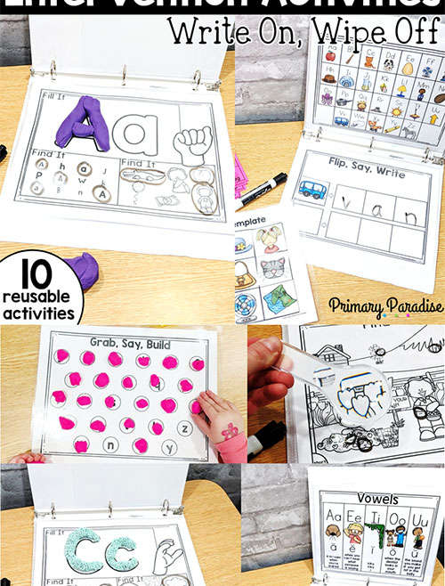 CVC word and alphabet activities that are hands on and students will ...