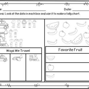 Graph and Chart Data: Organize, Represent, & Interpret 1.MD.C.4