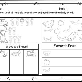 Graph and Chart Data: Organize, Represent, & Interpret 1.MD.C.4