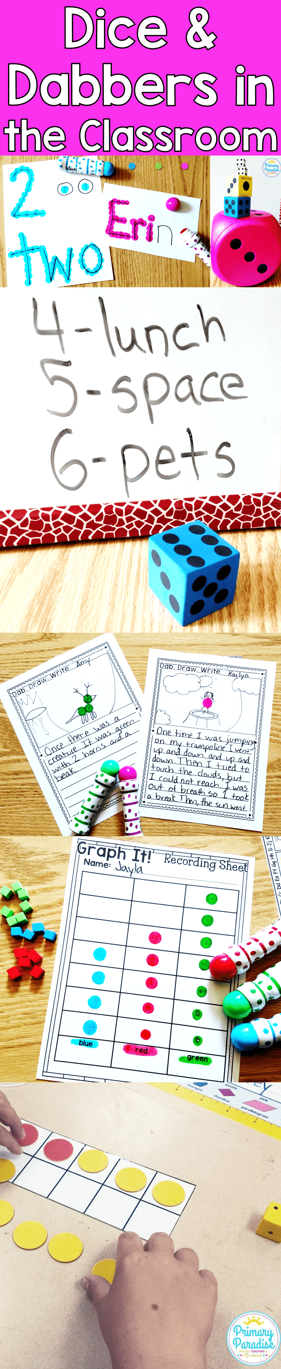 Dice and Dabbers in the Classroom: Cheap & Engaging Tools