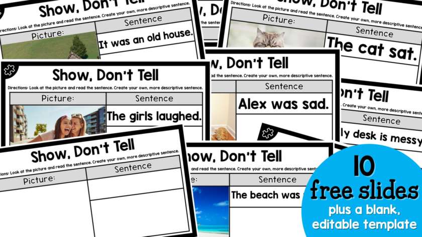 Teaching Students to Show, Not Tell in Their Writing