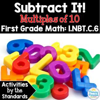 Base Ten: Place Value 1st Grade: Activities by the Standards NBT Bundle