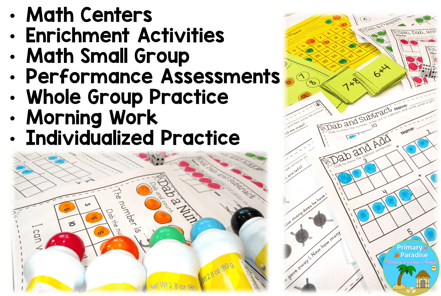 Let Your Students Use Bingo Dabbers To Practice Skills Such As Counting