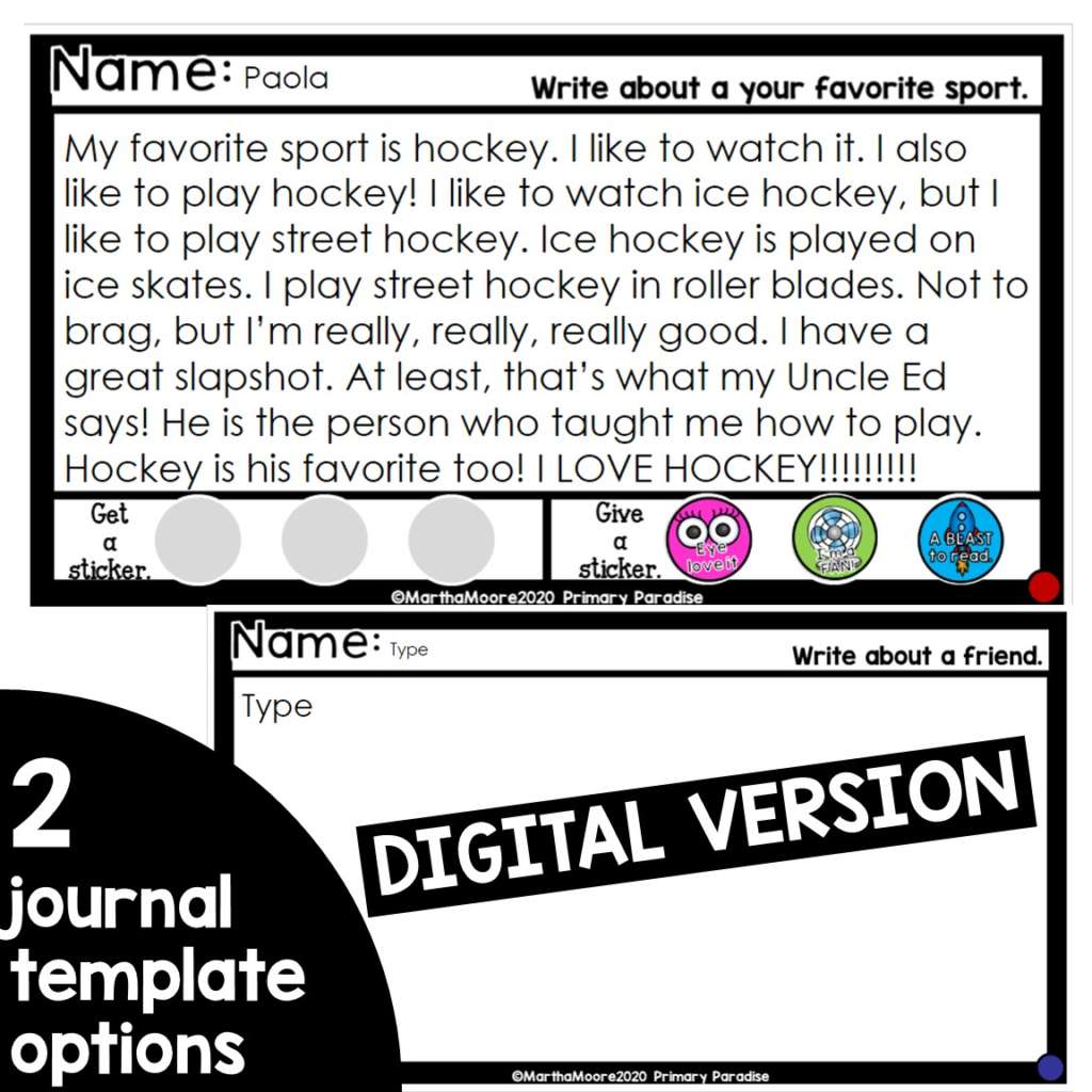 WHole Class Journal Covers: Editable for Work on Writing